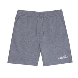 Shorts Ellesse, Jungen, Gr. 140/146 (10/11), N-Gr, grau (grau marl), Jersey, Obermaterial: 75% Baumwolle, 25% Polyester, bedruckt, unifarben, Hosen Shorts, f&uuml;r Kinder