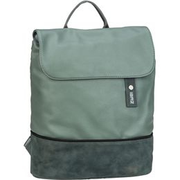 Zwei Rucksack 'Jana JR13' Damen Gr&ouml;&szlig;e One Size mint / dunkelgr&uuml;n