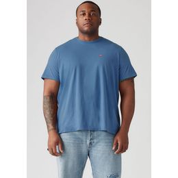 LEVI'S&reg; PLUS T-Shirt LEVI'S PLUS "LE BIG ORIGINAL HM TEE", Damen, Gr. 5XL (76/78), sunset blau, Jersey, Obermaterial: 100% Baumwolle, unifarben, regular fit normal, Rundhals, Shirts T-Shirt, mit Logo Stickerei