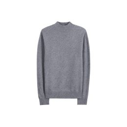 GOBI Cashmere Pullover 'Men's Timeless Mock Neck Cashmere Sweater' Herren Gr&ouml;&szlig;e XL grau
