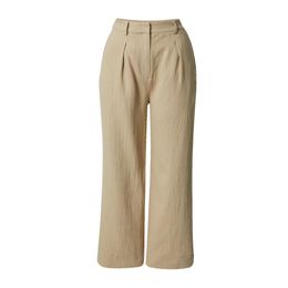 ABOUT YOU X Marie Von Behrens Pleat-Front Pants 'Magdalena' female Beige size 44