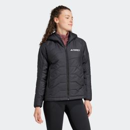 Outdoorjacke adidas terrex "W MT INS HO JKT", Damen, Gr. S, schwarz, Obermaterial: 100% Polyester, normal, Jacken Outdoorjacke