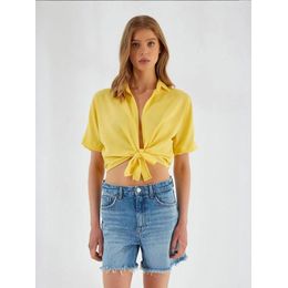 Mixray Shirt female Yellow size M