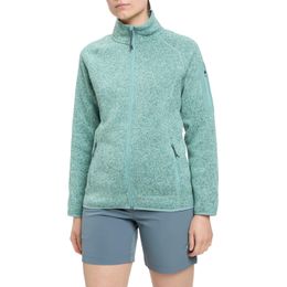 Fleecejacke McKINLEY "DA.-UNTERJACKE SKEENA WMS", Damen, Gr. 40, 966 melange, mint, Obermaterial: 100% Polyester, Jacken Fleecejacke, f&uuml;r k&uuml;hle Temperaturen, mit durchgehendem Rei&szlig;verschluss