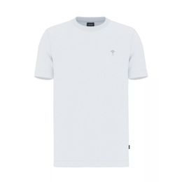 JOOP! T-Shirt JOOP "Priamo", Damen, Gr. S, wei&szlig;, Single Jersey, Obermaterial: 100% Baumwolle, unifarben, regular fit normal, Rundhals, abgesteppte Kante, Shirts T-Shirt, mit Rundhals, Baumwolle