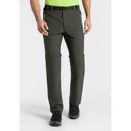 Zip-off-Hose CMP, Herren, Gr. 54, N-Gr, pine, Obermaterial: 89% Polyester, 11% Elasthan, Hosen Zip-off-Hose, Elastisch & Atmungsaktiv