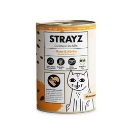 STRAYZ BIO 6x400g Gans und K&uuml;rbis