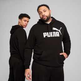 Kapuzensweatshirt Puma "ESS NO. 1 LOGO HOODIE TR", Herren, Gr. S, schwarz (Puma schwarz), Sweatware, Obermaterial: 68% Baumwolle, 32% Polyester, bedruckt, regular fit normal, angesetztes B&uuml;ndchen, Sweatshirts Kapuzensweatshirt, f&uuml;r sportliche und l&auml;ssige Anl&auml;sse, aus weicher Baumwollmischung