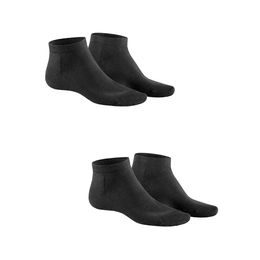 Sneakersocken Hudson "Sneaker Only 2-Pack", Herren, Gr. 39-42, grau (grau, meliert 0550), Obermaterial: 75% Baumwolle CO. 23% Polyamid PA. 2% Elasthan EL., Socken Sneakersocken
