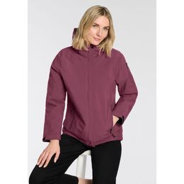 Outdoorjacke Killtec "KOW 250 WMN JCKT", Damen, Gr. 42, hellpflaume, Obermaterial: 100% Polyester. Futter: 100% Polyester. Wattierung: 100% Polyester, hoch geschlossener Ausschnitt, verstellbar, Jacken Outdoorjacke