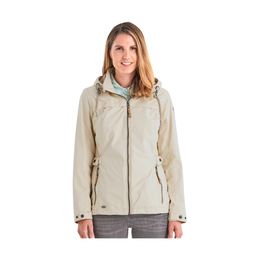 G.I.G.A. by Killtec Funktionsjacke "WMN JCKT A", Damen, Gr. 36, beige (ecru), Obermaterial: 100% Polyester;Futter: 100% Polyester, G.I.G.A. DX BY KILLTEC, Jacken Funktionsjacke, Damenjacke: abnehmbare Kapuze, 8.000 mm Wassers&auml;ule