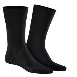 Socken Kunert "Socke Fresh Up", Herren, Gr. 39-42, schwarz (schwarz 0070), Obermaterial: 62% Baumwolle CO. 36% Polyamid PA. 2% Elasthan EL., Socken Socken