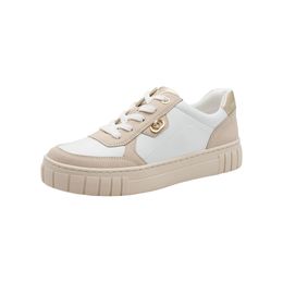 Marco Tozzi Sneaker Damen Gr&ouml;&szlig;e 37 beige / wei&szlig;