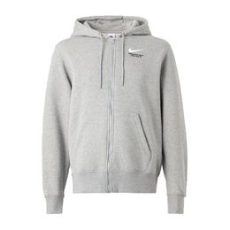 Nike Sportswear Zip-Up Hoodie 'CLUB' male Grey size L