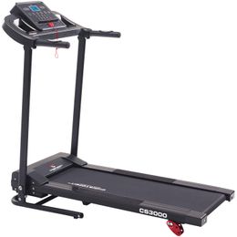 Laufband Christopeit Sport "CS 3000", schwarz, Laufb&auml;nderB:62cm H:117cm L:123cm, Laufband, bis max. 8 km/h, klappbar, 120 kg max. Benutzergewicht, B:62cm H:117cm L:123cm