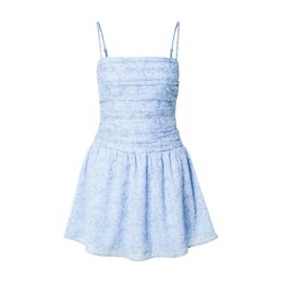 Hollister Kleid Damen Gr&ouml;&szlig;e 36 taubenblau / pastellblau / hellblau Winterkleid