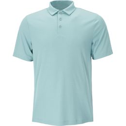Poloshirt Energetics "HE.-POLO THORE", Herren, Gr. XL, blau aqua, Jersey, Obermaterial: 100% Polyester, Rundhals, Shirts Poloshirt, sportliche Passform, Kurzarm, f&uuml;r Fitness-Workout