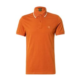 BOSS Poloshirt 'Passertip' Herren Gr&ouml;&szlig;e XXXL dunkelorange / wei&szlig;