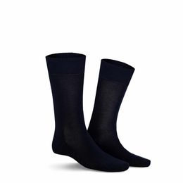 Socken Kunert "Socke Fresh Up", Herren, Gr. 39-42, schwarz (navy 8020), Obermaterial: 62% Baumwolle CO. 36% Polyamid PA. 2% Elasthan EL., Socken Socken