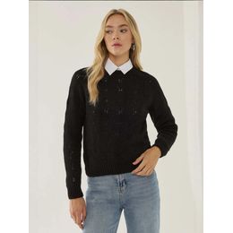 Hiccup Pullover Damen Gr&ouml;&szlig;e S schwarz
