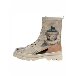 DOGO Schn&uuml;rstiefel 'DOGO Gisele - Mon Cher' Damen Gr&ouml;&szlig;e 39 beige Winterschuhe