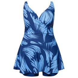 Ulla Popken Swimsuit Dress female Blue size 42