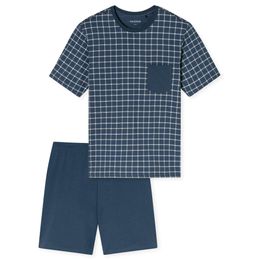 Schiesser Shorty ' Comfort Essentials ' Herren Gr&ouml;&szlig;e M/L blau / petrol / wei&szlig;