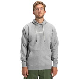 Kapuzensweatshirt DC Shoes "Baseline", Damen, Gr. M, light erdgrau, Obermaterial: 50% Walkfrottier, 25% Walkfrottier, 25% recyceltem Microfaser;, Sweatshirts Kapuzensweatshirt