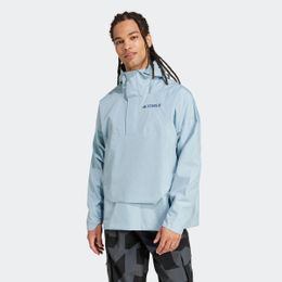 Outdoorjacke adidas terrex "XPLORIC 2.5L CLIMAPROOF ANORAK", Herren, Gr. M, magic grau, Obermaterial: 100% Polyester, Jacken Outdoorjacke