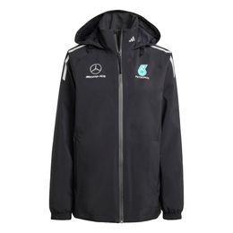 adidas Performance Sportjacke 'Mercedes - Amg Petronas Formula One Team' Damen Gr&ouml;&szlig;e M/L azur / hellgrau / schwarz