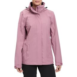 Outdoorjacke McKINLEY "DA.-FUNKTIONS-JACKE ADIA W", Damen, Gr. 36, violet, Web, Obermaterial: 100% Polyester, Jacken Outdoorjacke, sportlicher Stil, mit AQUAMAX Technologie, wasser- und winddicht