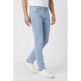 Skinny-fit-Jeans Calvin Klein Jeans "SKINNY", Herren, Gr. 38, L&auml;nge 32, adam lt stone, Denim/Jeans, Obermaterial: 80% Baumwolle, 12% Polyester, 6% Elastomultiester, 2% Elasthan, skinny fit normal, Jeans Skinny-fit-Jeans, mit Leder-Badge