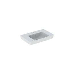 Geberit Waschtisch Renova Plan 75x48cm, HL mi, m &Uuml;, Abl, we. K-Tect (501694008)