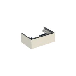Geberit Waschtischunterschrank One 74x50,4x47cm, sand-grau/l hg, 1 Laden (505072004)