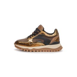 Floris van Bommel Sneaker 'Grommi 03' Damen Gr&ouml;&szlig;e 41.5 umbra / gold / schwarz