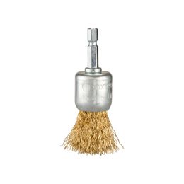 Makita Pinselb&uuml;rste &Oslash; 24 mm, gewellt, verzinkt, 1/4"-Sechskant (D-73726)