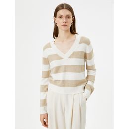 KOTON Pullover Damen Gr&ouml;&szlig;e S beige / sand