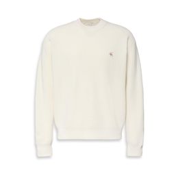 Calvin Klein Jeans Pullover Herren Gr&ouml;&szlig;e M creme / rot