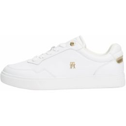Tommy Hilfiger Sneaker Damen Gr&ouml;&szlig;e 40 gold / wei&szlig;
