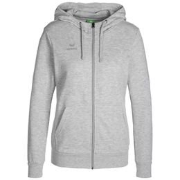 Erima Sportsweatjacke Damen Gr&ouml;&szlig;e L graumeliert