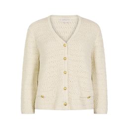 Apricot Knit Cardigan ' ' female Beige size L
