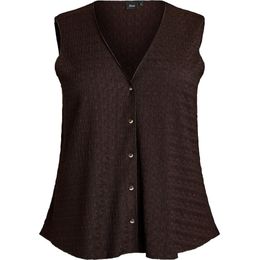 ZIZZI Vest 'Talia' female Brown size M