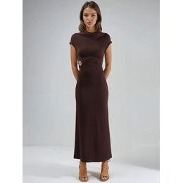 Busem Kleid Damen Gr&ouml;&szlig;e 36 dunkelbraun Winterkleid