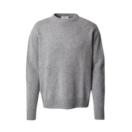 DAN FOX APPAREL Pullover 'Elia' Herren Gr&ouml;&szlig;e S graumeliert