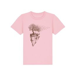 Life-tree Shirt 'Maple Island' M&auml;dchen Gr&ouml;&szlig;e 134/146 hellpink