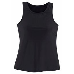 Lascana Tankini Top female Black size 40/42