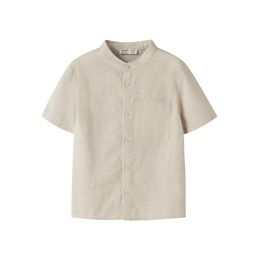 name it Hemd 'NKMFalinnen' Jungen Gr&ouml;&szlig;e 122/128 beige