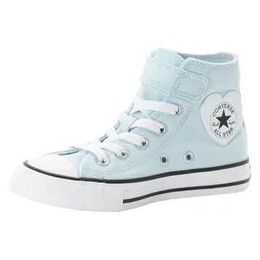 Sneaker Converse "CHUCK TAYLOR ALL STAR HEART PATCH EASY-ON", Damen, Gr. 33, wei&szlig; (winter slay, wei&szlig;, schwarz), Textil, Schuhe Sneaker