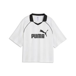 Puma Funktionsshirt 'ESS' Damen Gr&ouml;&szlig;e XS hellgrau / schwarz / wei&szlig;