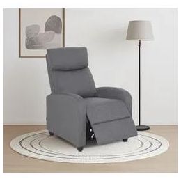 Relaxsessel Home Affaire "JULINOR, TV-Sessel, Ruhesessel mit Schlaffunktion, Webstoff", anthrazit, B:67,5cm H:58cm T:85cm, Sessel, Relaxsessel, Liegesessel mit manueller Relaxfunktion